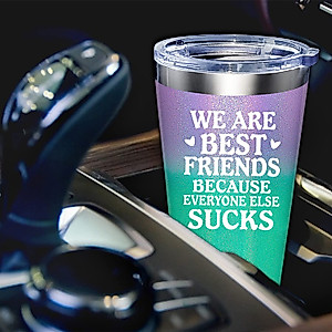 Fufendio Best Friend Birthday Gifts for Women - Friendship Gifts, Mothers Day Gifts for Friend - Gifts for Best Friend Woman - Friend Coffee Mug Tumbler