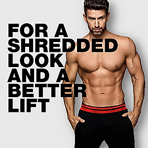 ActiveGear Waist Trimmer Belt for Stomach and Back Lumbar Support, Medium: 8" x 42" - Red