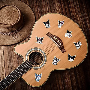 Kawaii Stickers Kuro Cartoon Mi Stickers Cute Image Graffiti Stickers for Kids and Girls DIY Kawaii Sticker Laptop Bedroom Decoration Water Cup Waterproof Stickers 50 Pcs