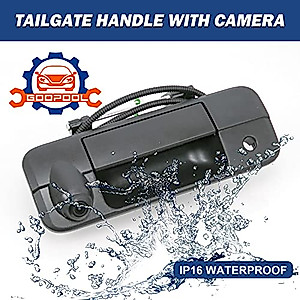 Tailgate Backup Camera Rear View Handle Compatible with Toyota Tundra 2007 2008 2009 2010 2011 2012 2013# 69090-0C040, 690900C040, 81213, TO1915113…