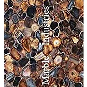 24"x18" Mix Multi Colour Agate Table Top Rectangular Table, Center Table, Coffee Table, Patio Table, Hallway Table, Living Room Furniture