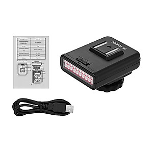 ORDRO LN-3 Studio IRLight LED Light USB Rechargeable Infrared Night Vision Infrared Illuminator Replacement Compatible with DSLR Camera Photography Lighting Accessory