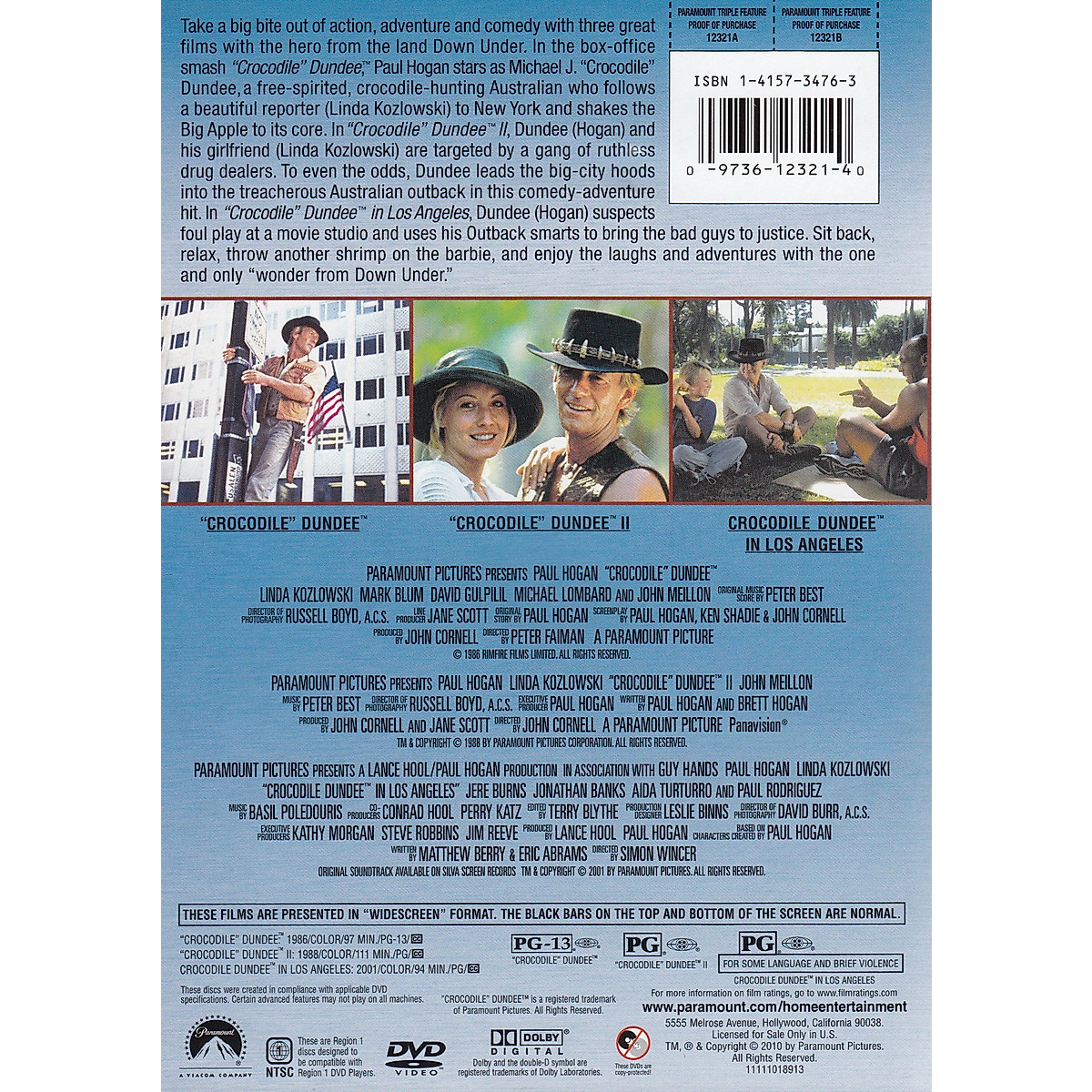 Crocodile Dundee Triple Feature (Crocodile Dundee / Crocodile Dundee II / Crocodile Dundee in Los Angeles) [DVD]