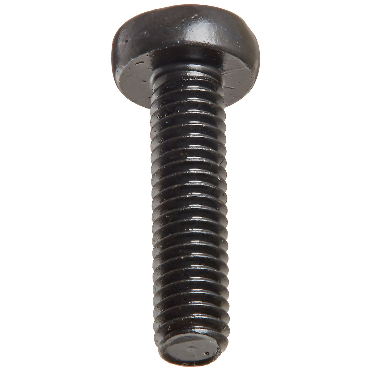 Small Parts M412D7985AB Steel Pan Head Machine Screw, Black Oxide Finish, Meets DIN 7985, #2 Phillips Drive, M4-0.7 Thread Size, 12 mm Length, Fully Threaded, Import (Pack of 100)