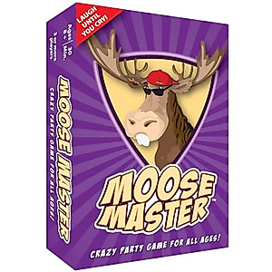 Moose Master - Laugh Until You Cry Fun - Your Cheeks Will Hurt from Smiling and Laughing so Hard - for Fun People Looking for A Hilarious Night in a Box