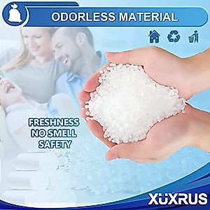 XUXRUS Small Trash Bags 3 Gallon, White Garbage Bags for Bathroom,Kitchen,Office,Bedroom,200 Counts Fit 8~10 Liter Wastebasket Trash Can