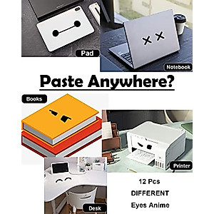 VR Stickers 12 Pcs, Headset Sticker, Baymax for Oculus Quest 2, Decals Sticker Skin MetaQuest Headset, PC Gaming Virtual Reality Protective Accessory 2, Black