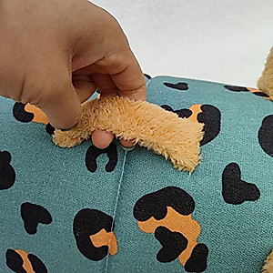 Petyoung Guinea Pig Hideout Hamster Bed Rabbit House Cave Accessories, Small Animals Cozy Hide-Out for Bunny Hedgehog Ferret Chinchilla