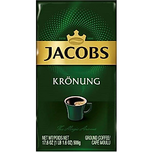 Jacobs Kronung Ground Coffee 500 Gram / 17.6 Ounce (Pack of 1)