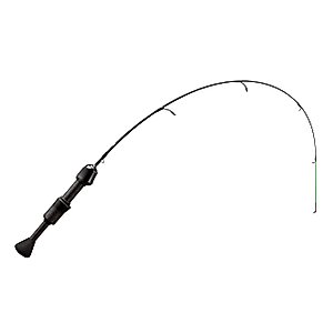13 FISHING - The Snitch Pro - Ice Fishing Rod - 32" with Flex-Core Quick Action Tip - SNP-32 ,Black