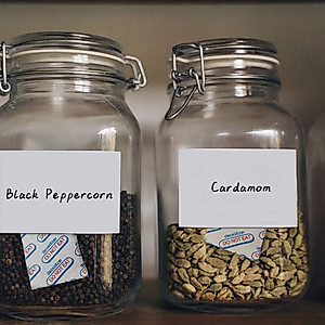 200CC (100Packets) Oxygen Absorbers (20 Individual packs of 5 Packet, Total 100 Packets) Works in Mason jars, Mylar Bags and Vacuum Bags, Oxygen Absorbers for Food Storage