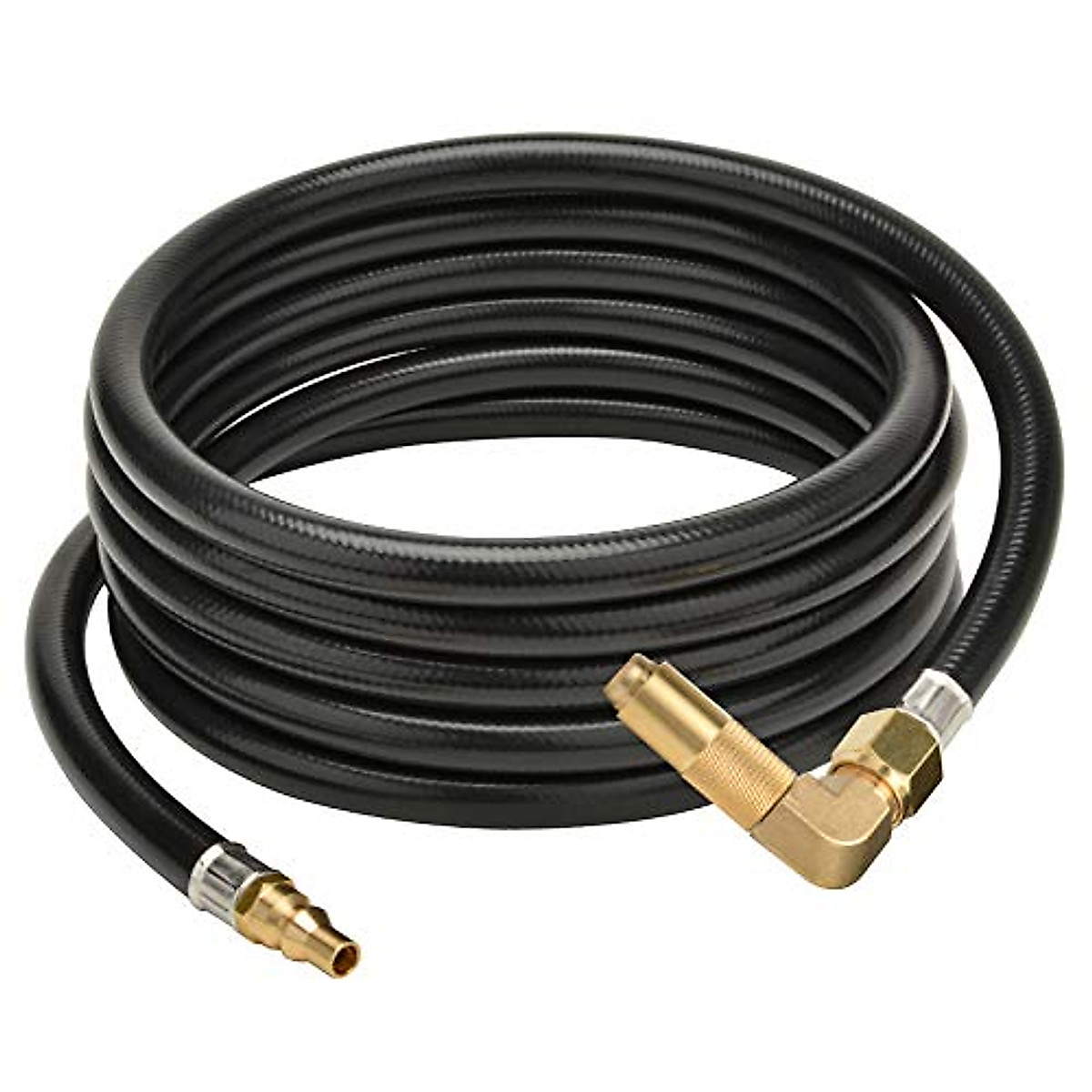 Stanbroil 12FT RV Quick Connect Propane Hose with Propane Elbow Adapter Fitting RV Quick-Connect Kit for Blackstone Tabletop Camping Grill 17 Inch and 22 Inch Portable Gas Griddle