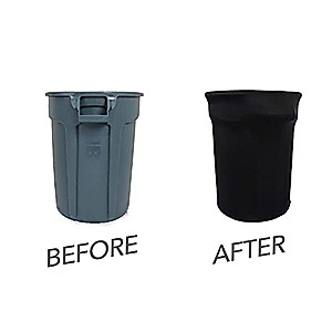 Spandex & Table LINENS Spandex Stretch Trash CAN Cover 44 Gallon Round
