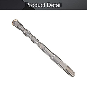 Utoolmart Masonry Drill Bit 12mm x 150mm Carbide Tipped Rotary Hammer Bit Square Shank for Impact Drill 1Pcs