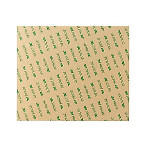 IKN 20x17cm Acoustic Pickguard Blank Material Self Ahesive Guitar Pick Guard Scratch Plate Sheet, Transparent