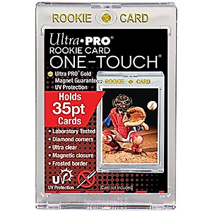 UltraPro One Touch Magnetic Rookie Card Holder for up to 35 Point Cards (Pack of 5)