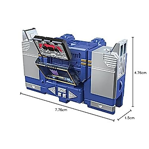 Transformers Toys Generations War for Cybertron: Kingdom Core Class WFC-K21 Soundwave Action Figure - Kids Ages 8 and Up, 3.5-inch