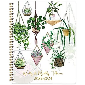 Planner 2023-2024 - July 2023-June 2024, Academic Planner 2023-2024, Weekly and Monthly Planner, 8'' x 10'', 2023-2024 Planner with Twin-Wire Binding, Flexible Cover, Perfect Daily Organizer