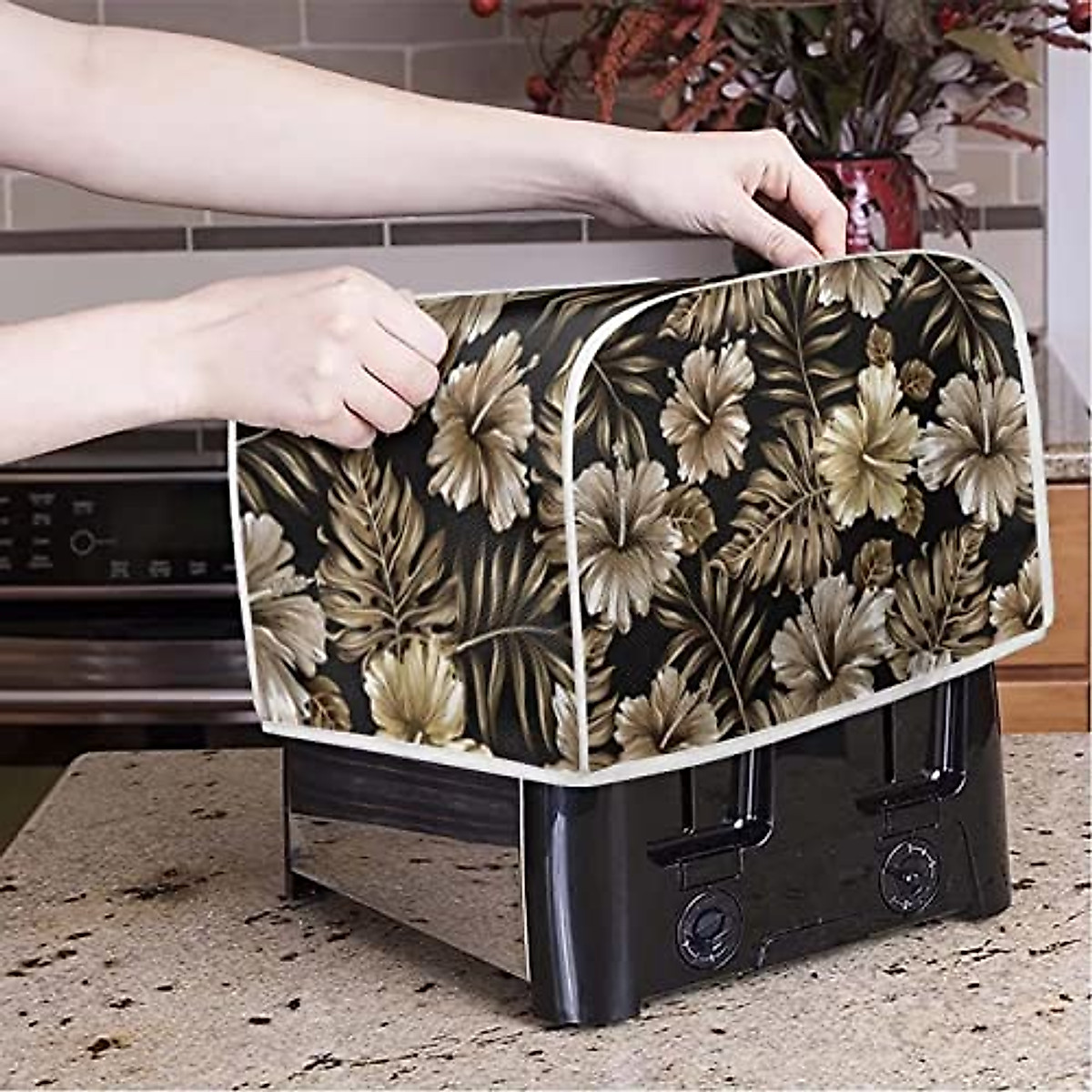 FKELYI Van Gogh Starry Night Galaxy Painting Toaster Cover 4 Slice Wide Sloth,Toaster Oven Cover,Small Bread Cover