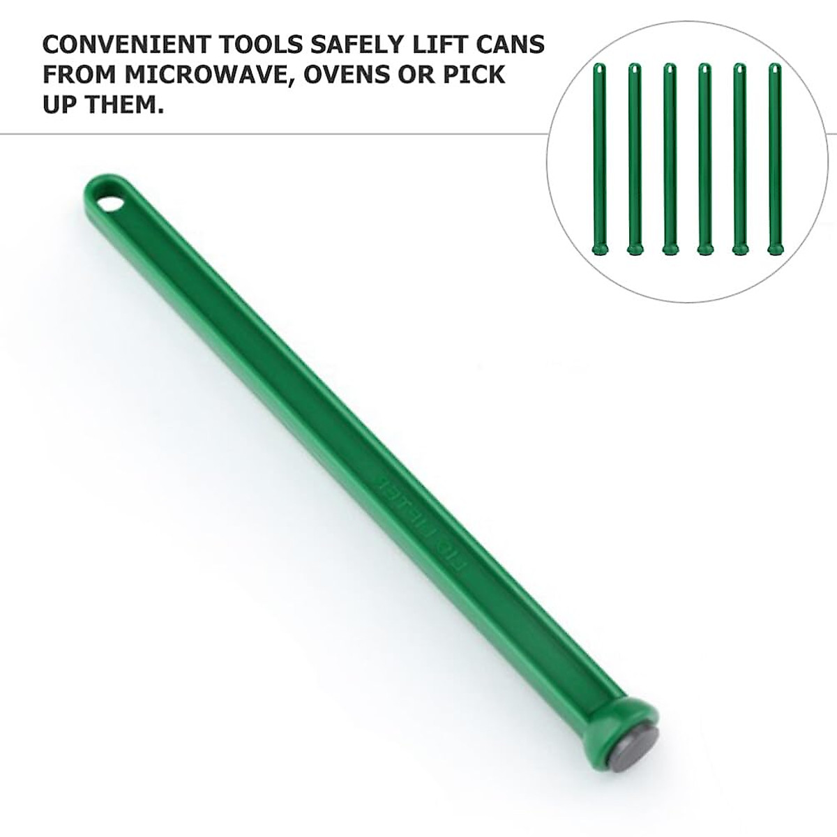 6pcs With Magnetic Can Lifter Jar Lifting Tool Professional Canning Lifters Scald-proof Canning Lid Lifters Portable Jar Lifter Household Canning Lid Lifter Kitchen Supplies