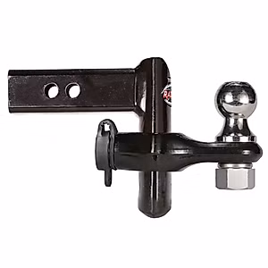 Trimax TRZ6PB Black 6" Powder Coat Drop Hitch