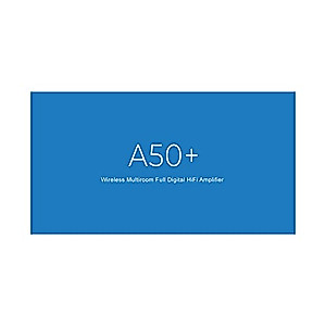 Arylic A50+ WiFi & Bluetooth Home Amplifier,TPA3116 with 50+50W 24V DC/2.0 Stereo Channel,Airplay 1 DLNA,Multiroom/multizone Sync, HiFi Audio Streaming Integrated for Speakers