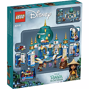 LEGO Disney Raya and The Heart Palace 43181 Imaginative Toy Building Kit; Makes a Unique Disney Gift for Kids Who Love Palaces and Adventures with Disney Characters, New 2021 (610 Pieces)