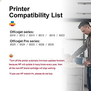 st@r ink Upgraded Compatible Ink Cartridge Replacement for HP 910XL 910 XL hp910 hp910xl Work with OfficeJet 8025 8035 8022 8020 8028 8025e 8035e Printer(Black) 2 Packs