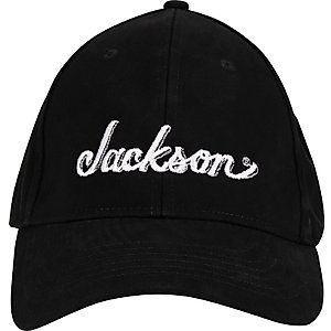 Jackson Logo Flexfit Hat, Black, L/XL