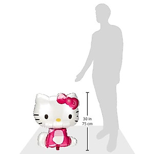 Anagram International Hello Kitty Shop Side Pose Party Balloon, 27", Multicolour
