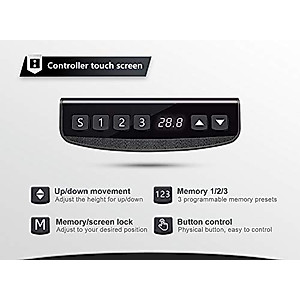 FEZIBO Dual Motor L Shaped Electric Standing Desk, 48 Inches Stand Up Corner Desk, Home Office Sit Stand Desk with Rustic Brown Top and Black Frame