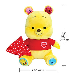 Disney Hooyay Real Feels Interactive Winnie The Pooh Plush Early Learning Toy Teaches Toddlers About Emotion with Night Lite Mode for 18 Months and Up