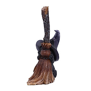 Nemesis Now Familiars Broom 11.5cm, Black
