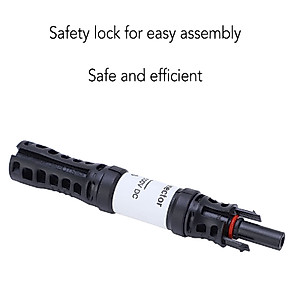 Solar PV Connector IP67 Waterproof Dustproof High Temperature Resistance, DC1500V for Photovoltaic Panels (7A)