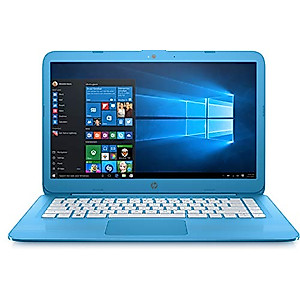 HP Stream 14-cb011wm, 14" HD Display, Intel N3060, 4GB RAM, 32GB SSD, Windows 10 Home S Mode, Blue
