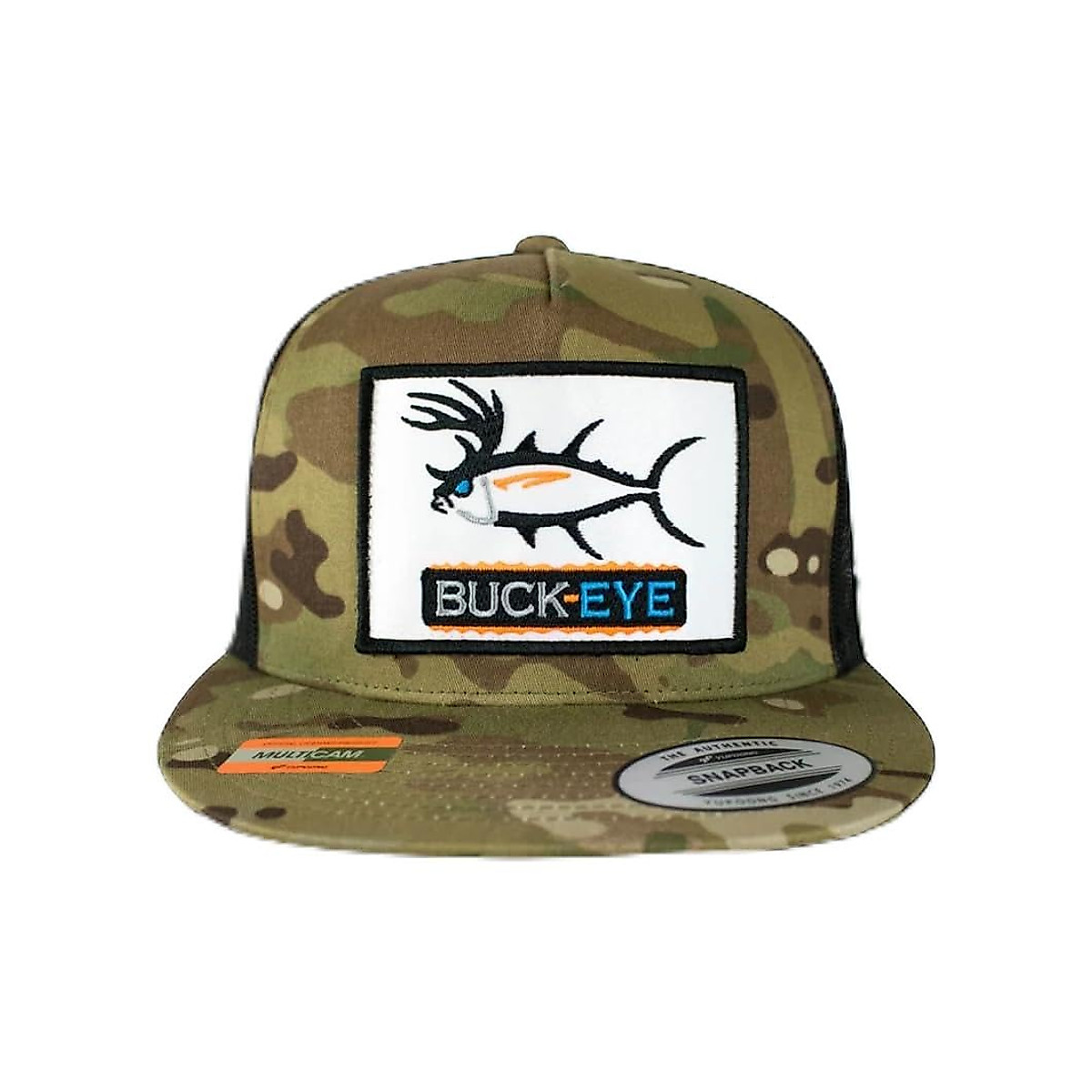 Buck-Eye Pill Patch Tropic Multicam Unisex Trucker Hat