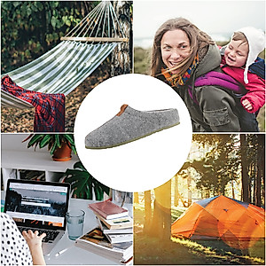 Acorn womens Algae-infused Recycled Parker Hoodback Slipper, Ash, 9.5-10.5 US