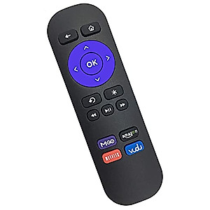 Smartby Roku Remote Control for Roku 1, Roku 2, Roku 3, Roku 4 (HD, LT, XS, XD) Streaming Player, DO NOT Support Roku Stick or Roku TV