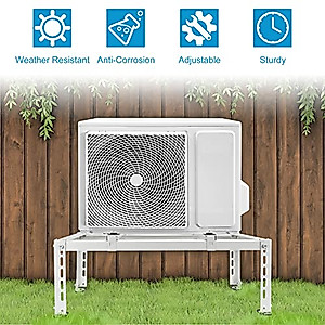 Air Jade Mini Split Stand for 9,000-24,000 BTU Ductless Mini Split Air Conditioner Heat Pump, Heavy Duty Mini Split Ground Stand, 400 lbs