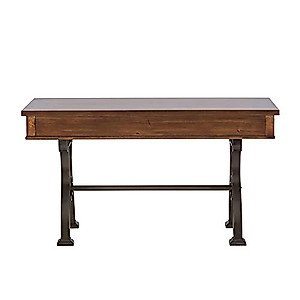 Liberty Furniture Arlington House Medium Brown Complete 2 Piece Desk