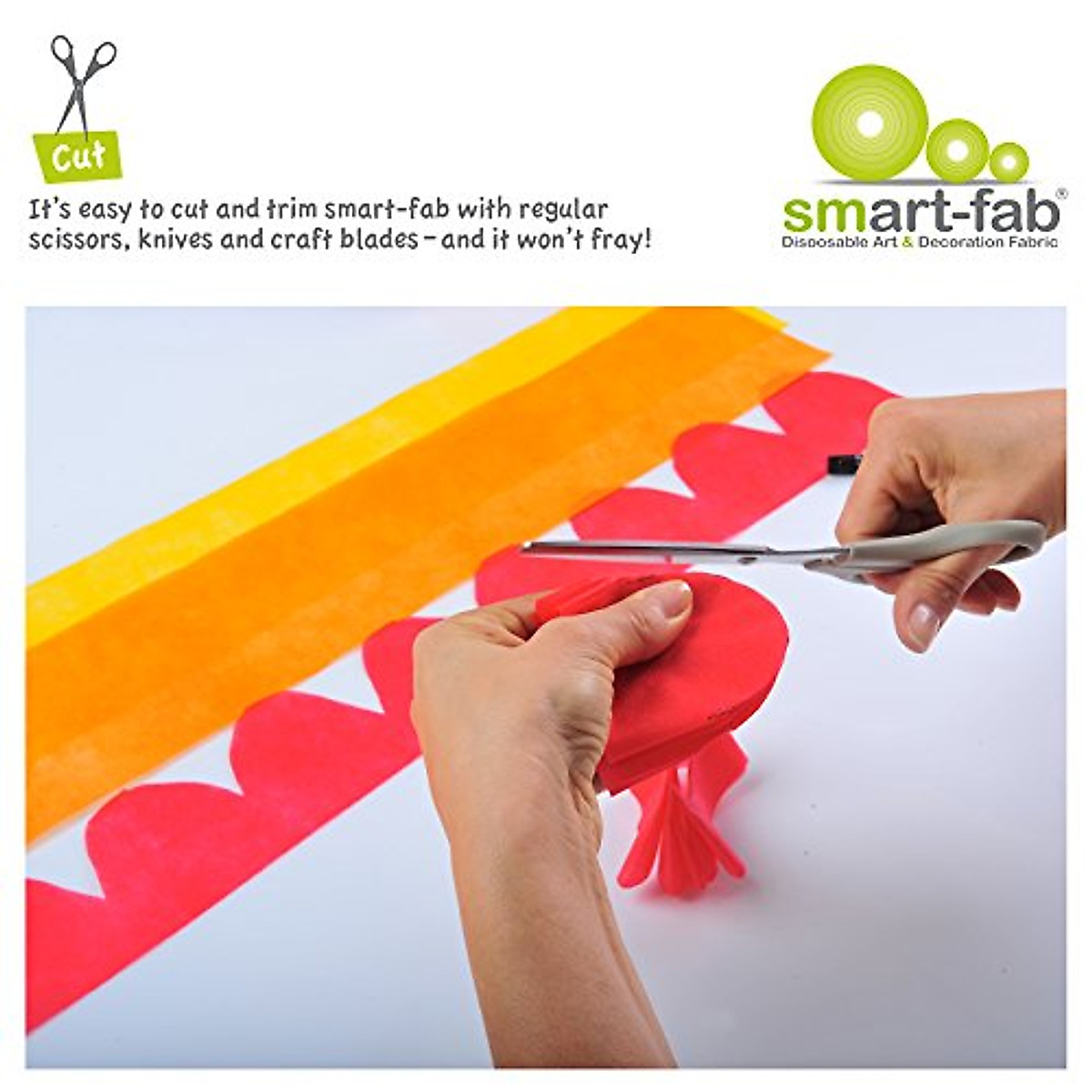Smart-Fab Fabric Weatherproof Cut Sheet, 9 x 12 Inches, Assorted Color, Pack of 270