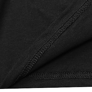 BLACKMYTH Women T Shirt Grahpic Letter tee Shirt Fashion Short Sleeve Tops Summer Black Medium