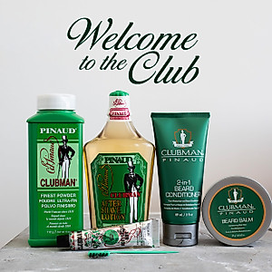 Clubman Pinaud After Shave Lotion, Classic Men’s Aftershave, Cools, Soothes, & Refreshes Skin with Signature Masculine Scent, 6 fl oz, 1-pack