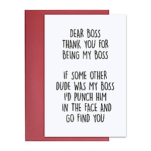 Hincoo Bosses Day Gifts For Men, Boss Lady Gifts For Women, Boss Day Gifts For Women, Boss Day Card, Employee Appreciation Gifts, Bosses Day Gifts, Bosses Day Cards, Boss Day Gifts For Men Women Her