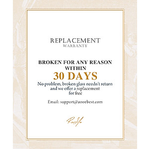 AOOE Champagne flutes glass Set of 4,Hand Blown Crystal Wedding Flutes Glasses,Perfect for Christmas Day,Wedding, Anniversary,10.5", 7.5 Oz, Clear…