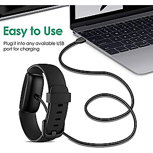 Charger Cable for Fitbit Inspire 2 & Ace 3, for Fitbit Inspire 2 Fitness Tracker, Replacement Charging Cable Accessory for Fitbit Ace 3 (1m/3.3ft)
