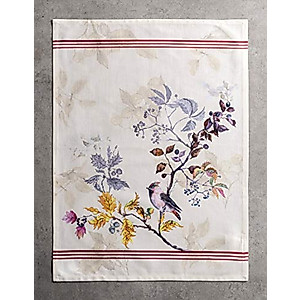 Maison d' Hermine Kitchen Towel 100% Cotton Quick Dry Cleaning Dishtowel for Gifts, Dining, Home, Wedding, Banquet, Buffet, Equinoxe - Beige - Thanksgiving/Christmas (Set of 3)