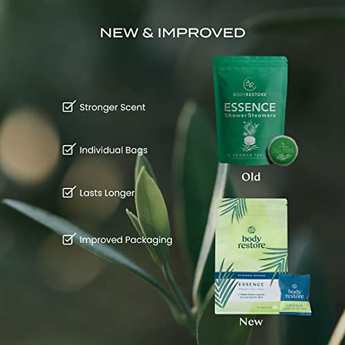 Body Restore Shower Steamers Aromatherapy (15 Packs x 2) - Gifts for Mom, Gifts for Women and Men, Shower Bath Bombs, Citrus Grove, Tea Tree Essential Oil, Stress Rel