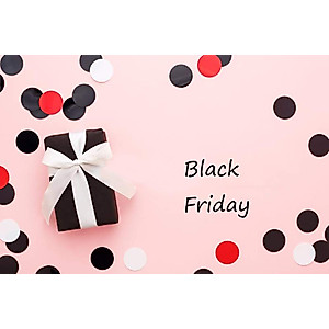 Black Confetti 1 inch Biodegradable Confetti Filled Balloons or Table Party Decoration 5000 pcs