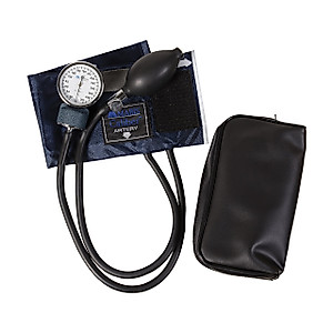 MABIS Aneroid Sphygmomanometer, Pediatric Cuff Size 7.2" to 11.3", Professional Manual Blood Pressuer Cuff with Zipper Case, Caliber Series, Child Cuff